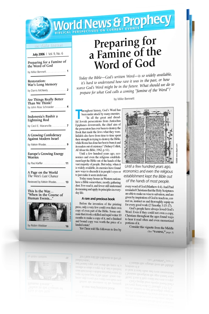 World News and Prophecy: July 2006 | United Church of God