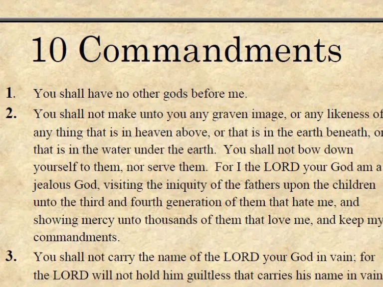 Ten Commandments - Grandad & Nanna's Bible Story | United Church of God
