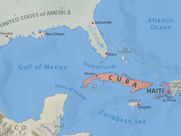 Map Cuba Haiti Haiti: In 5 Maps Haiti Hub