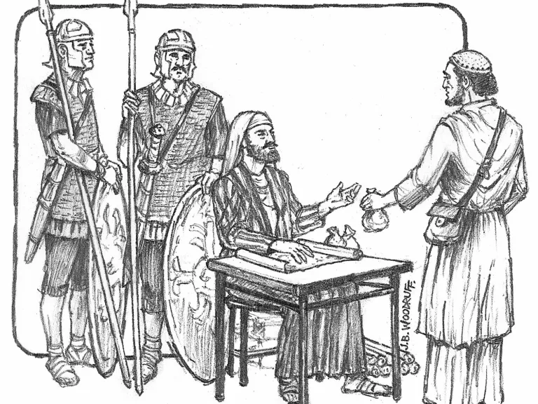 matthew the tax collector coloring pages