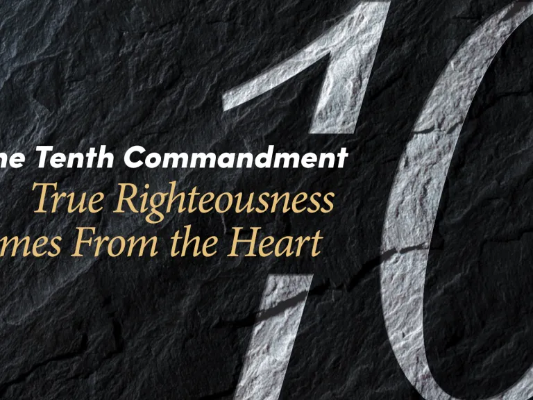 Bible Study Webcast: The Tenth Commandment | United Church of God