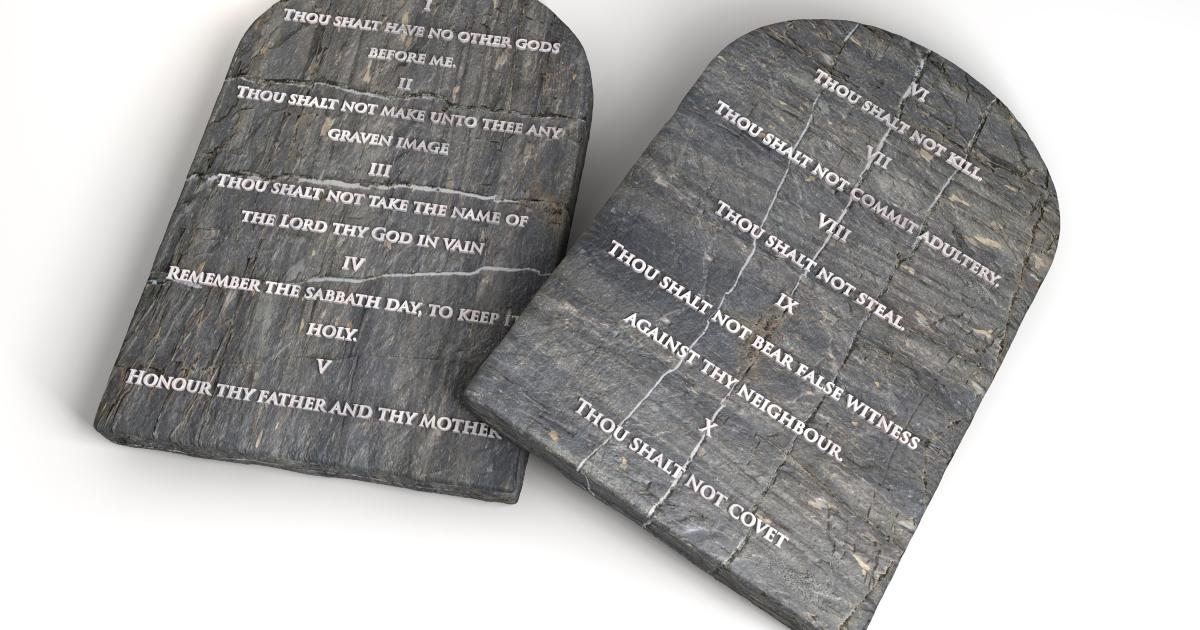 10 commandments moses