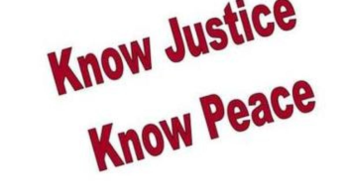 No Justice, No Peace or Know Justice, Know Peace | United Church of God