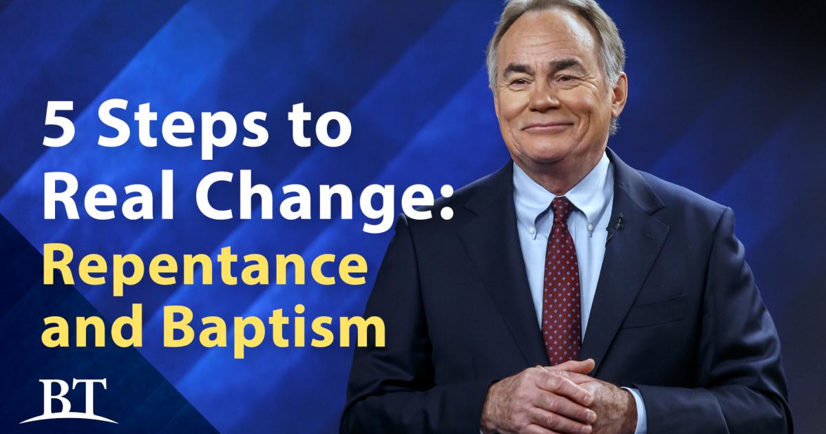 5 Steps to Real Change: Part 3 - Repentance and Baptism | United Church ...